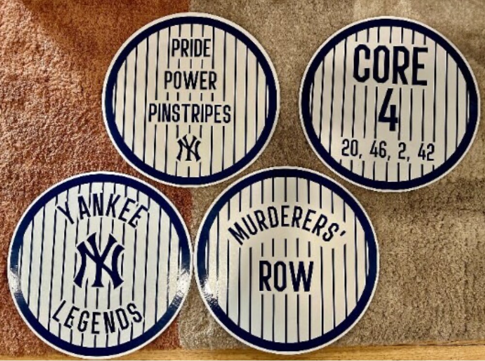 Handmade New York Yankees wood Wall Signs. Your choice of size and ...