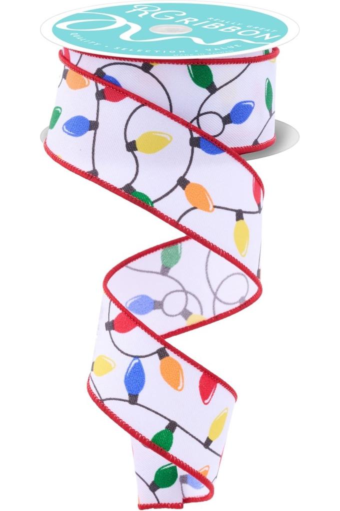 1.5" Christmas Lights Ribbon: Primary (10 Yards) | Michaels