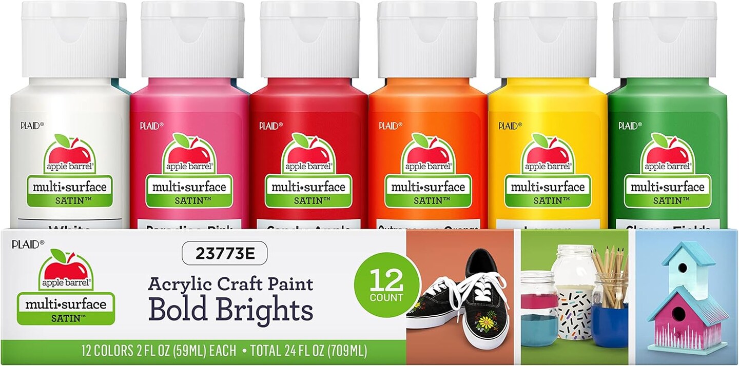 Essentials Acrylic Paint Set, 12, 24 Fl Oz (Pack of 1) | Michaels