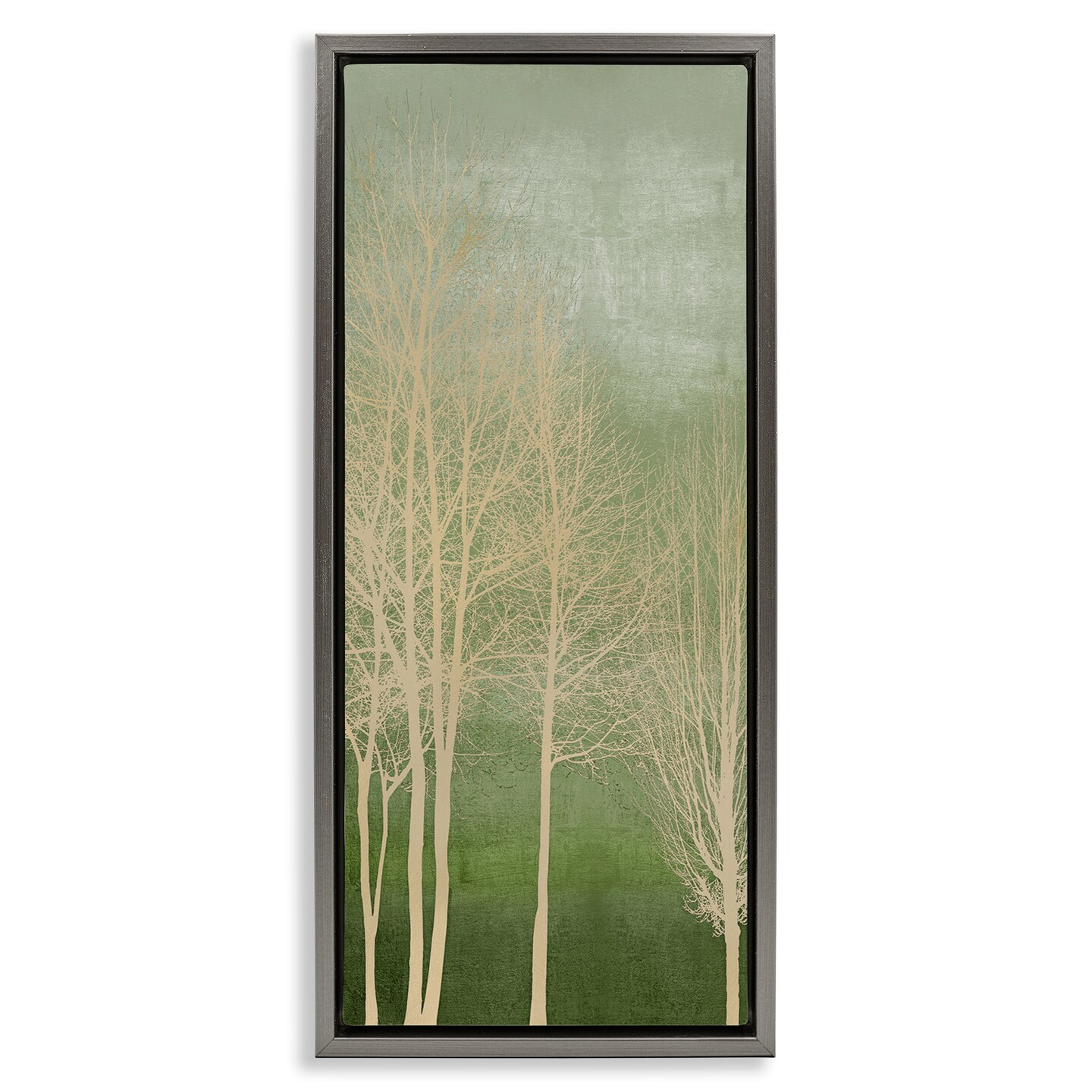Stupell Industries Subtle Ombre & Tree Floating Frame Design by Kate ...