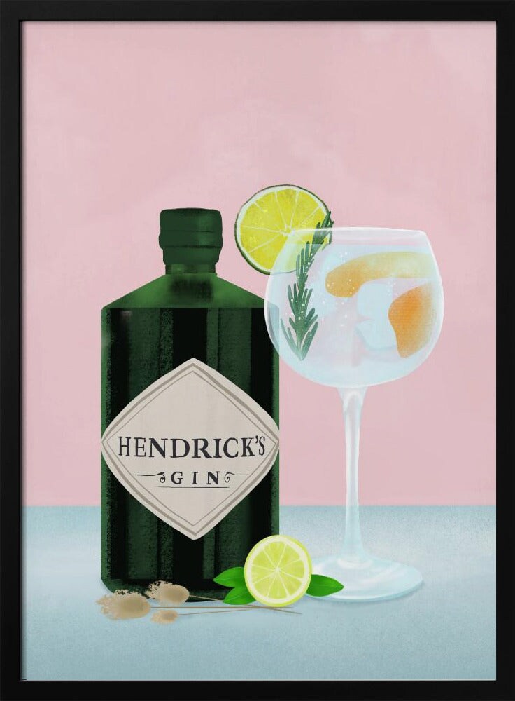 Gin Tonic - Petra Lizde 24x36 Black Framed Art | Home or Office Art | Michaels