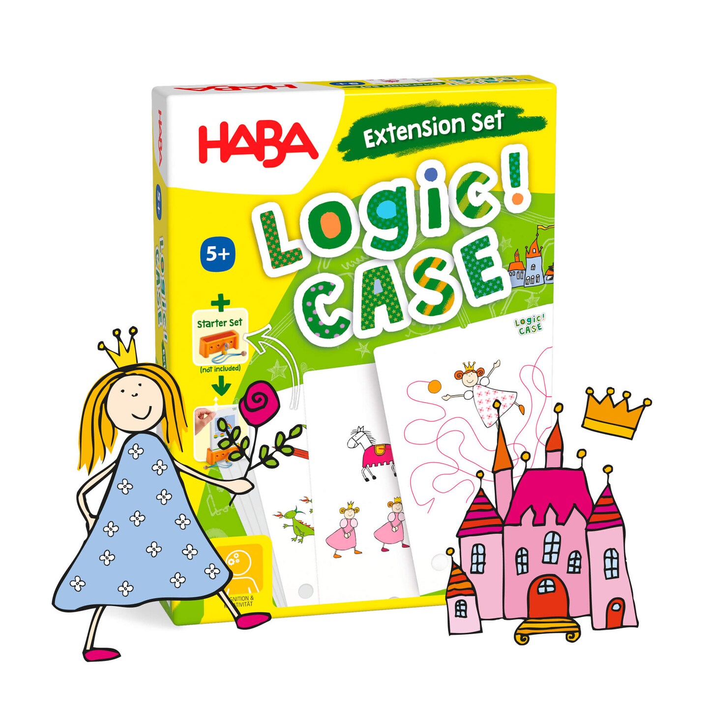 HABA Logic Case Extension Set: Princesses - Ages 5+ Gifts for 5 Year ...