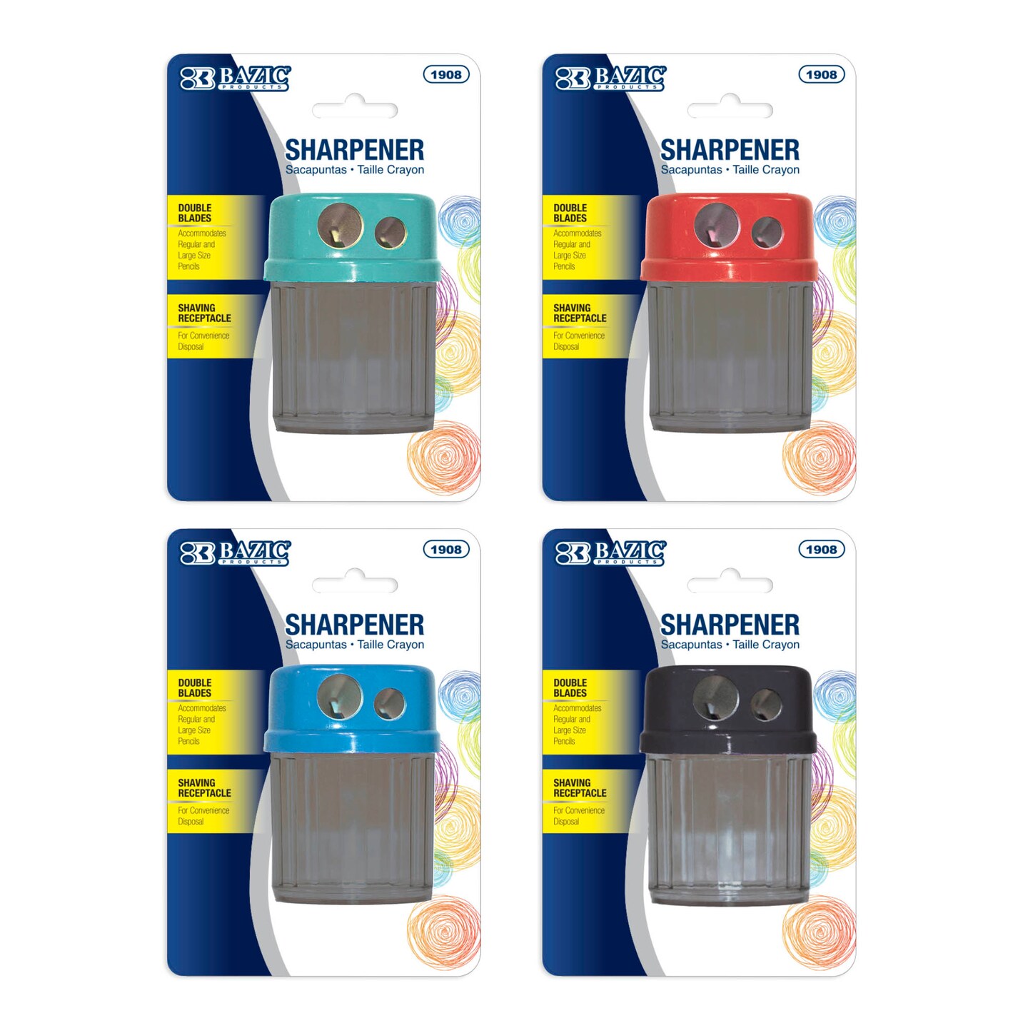 BAZIC Owen Dual Hole Sharpener w/ Round Receptacle | Michaels