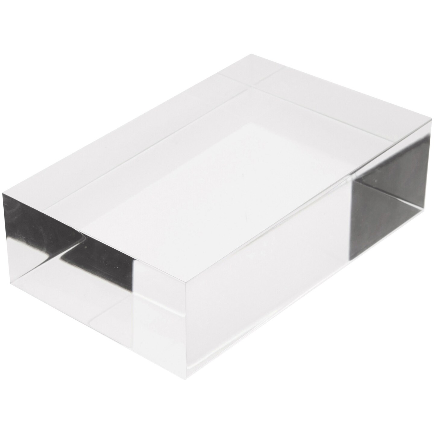 Plymor Clear Polished Acrylic Rectangular Display Block, 1.5" H x 5" W x 3" D | Michaels