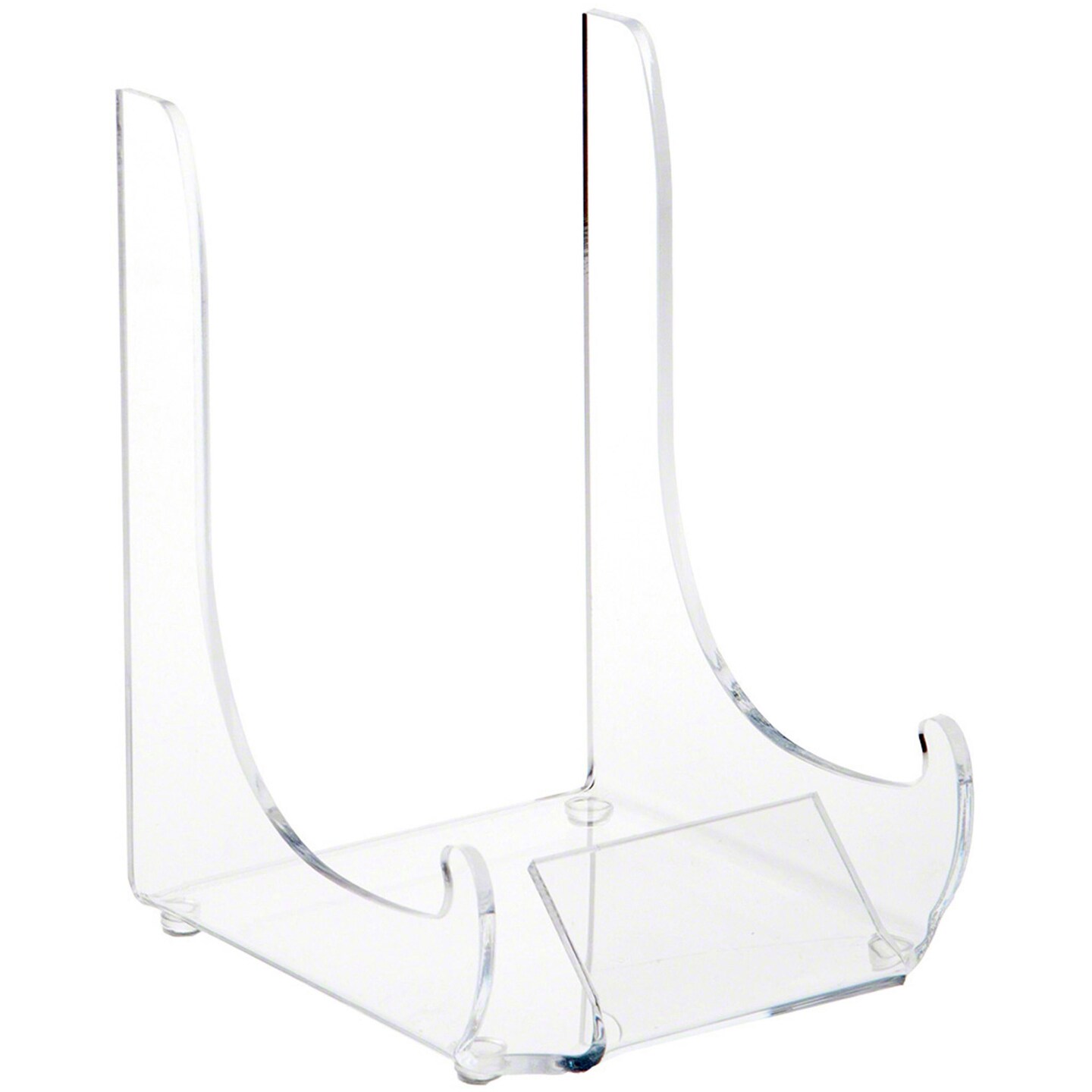 Plymor Clear Acrylic Display Easel With Label Front, 7.5" H x 5.25" W x ...