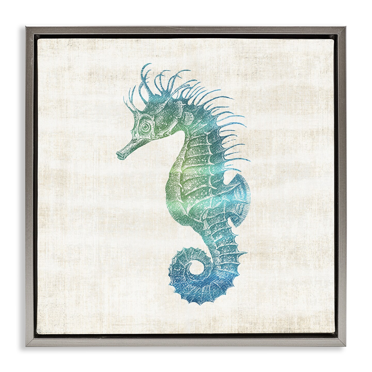 Stupell Industries Ombre Seahorse Expression Floating Frame Design by Susan Arnot | Michaels