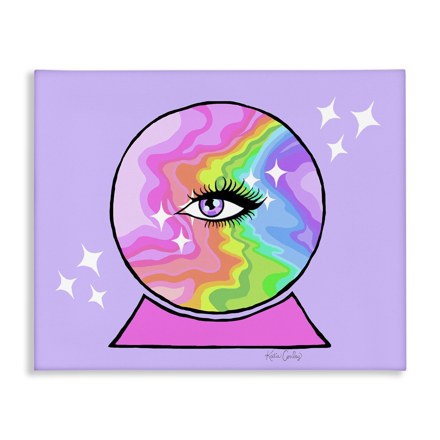 Stupell Industries Mystical Crystal Ball Eye Canvas Design by Katie Conley | Michaels