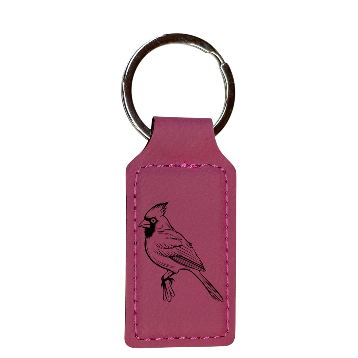 Keychain - Rectangle - Cardinal - Leather | Michaels