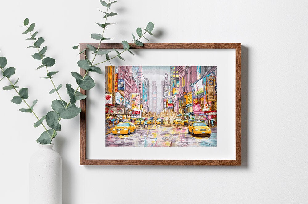 New York Times Square L8222 Counted Cross Stitch Kit | Michaels