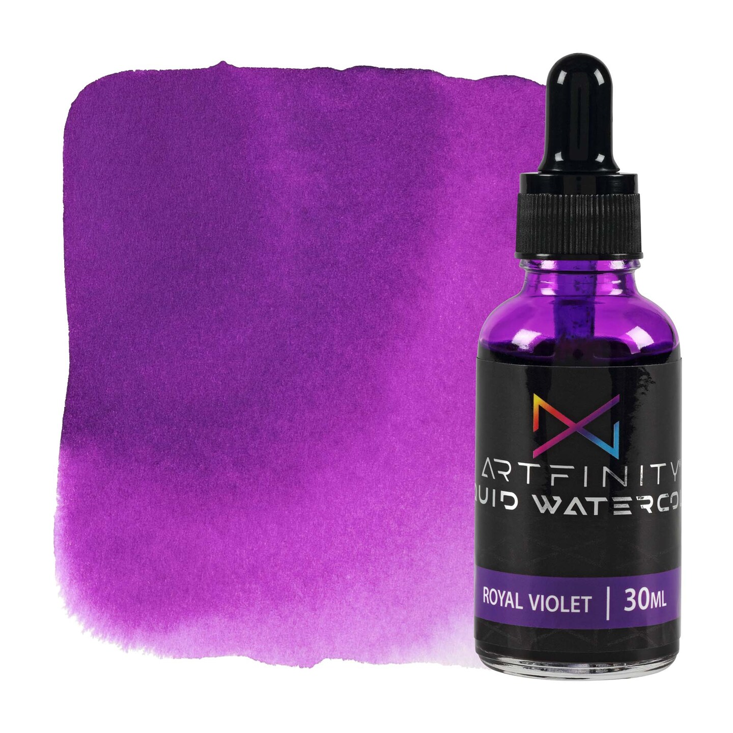 Artfinity Liquid Watercolor Paint 30 ml Bottle, Royal Violet - Vibrant ...