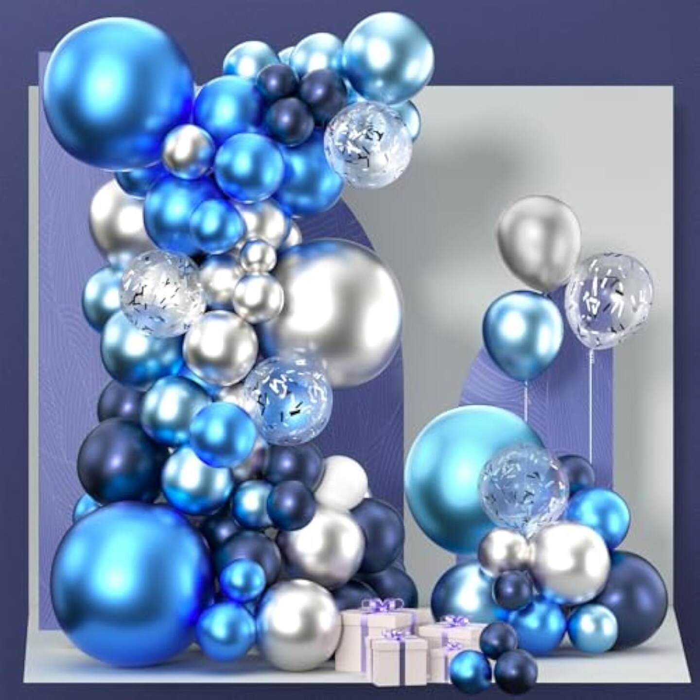 PartyWoo Balloons 142 pcs Balloons Different Sizes Pack of 18 12 10 5 ...