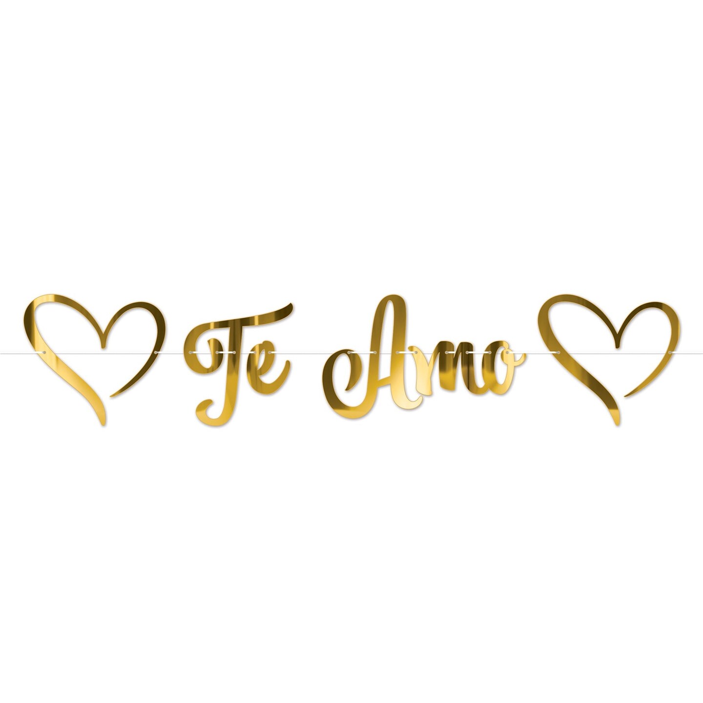 12 Pack Beistle Foil Te Amo Streamer | Michaels