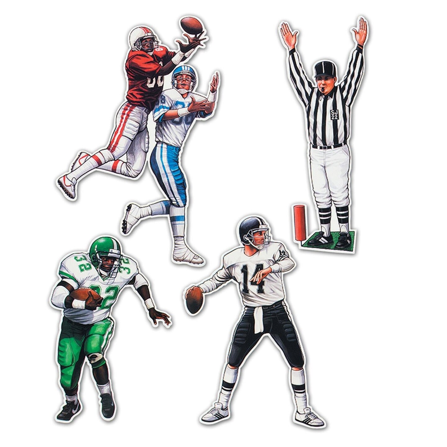 48 Piece Beistle Football Party Figures | Michaels