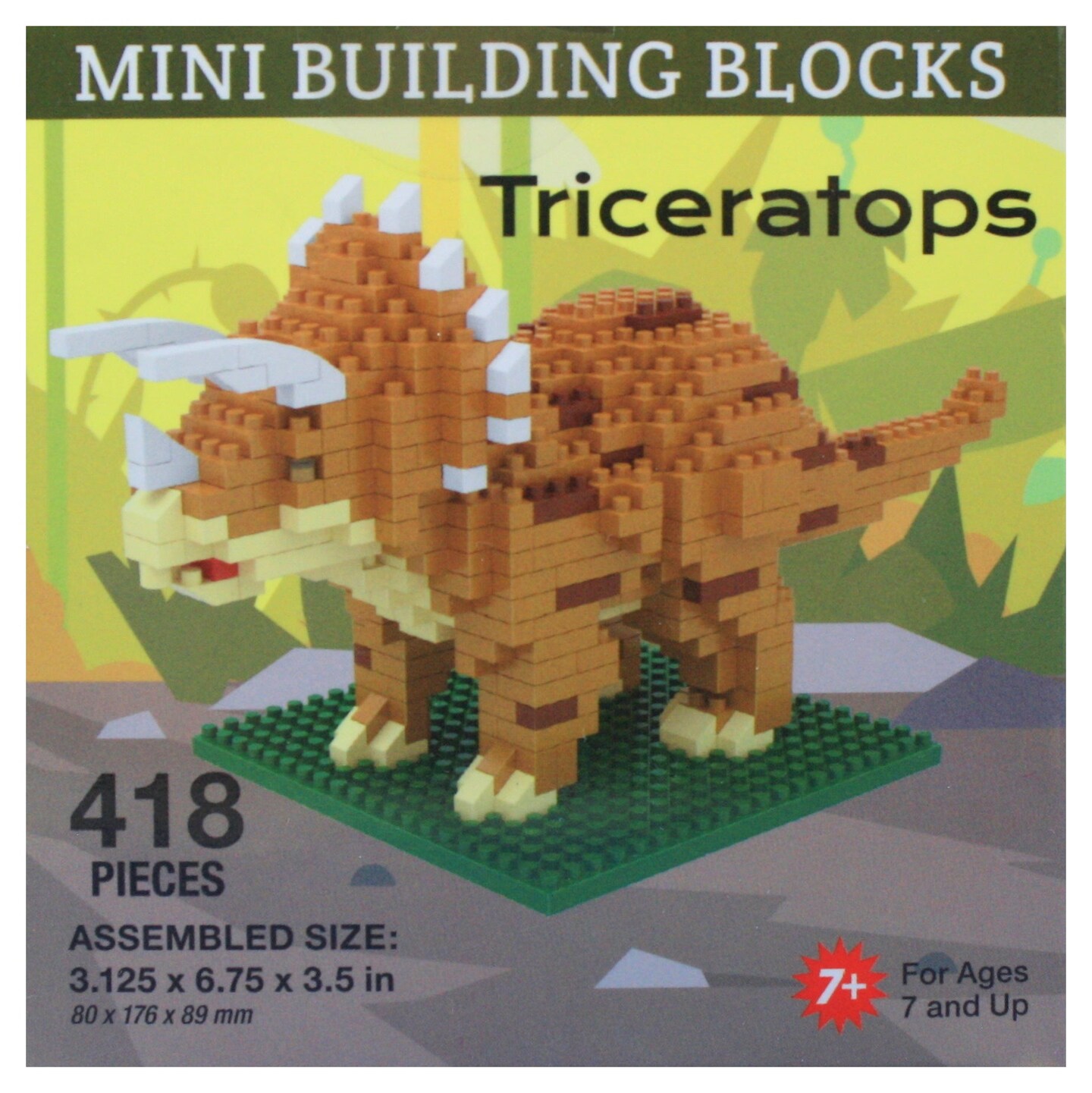 Mini Building Blocks - Triceratops | Michaels