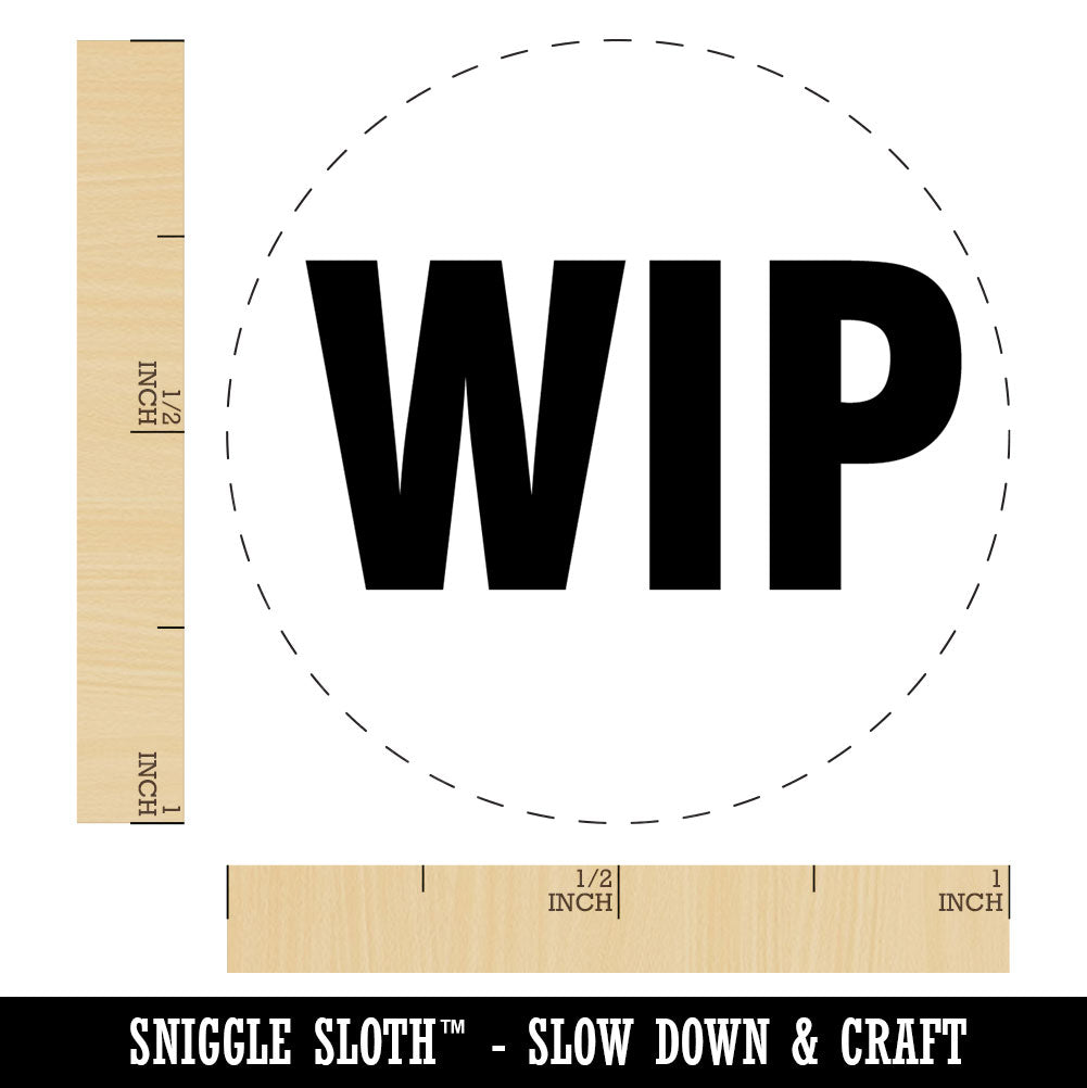 WIP Work In Progress Inventory Management Manufacturing Label Rubber ...