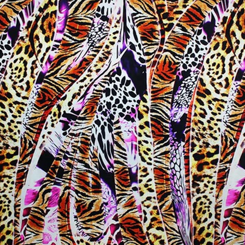 Wild Animal Printed Spandex | Michaels