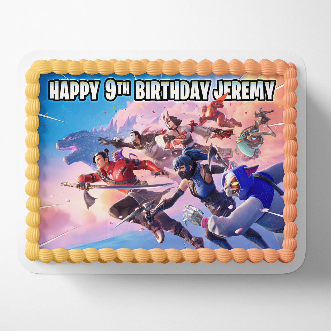 Fortnite Chapter 6 Season 1 Edible Cake Image Topper Birthday Cake ...