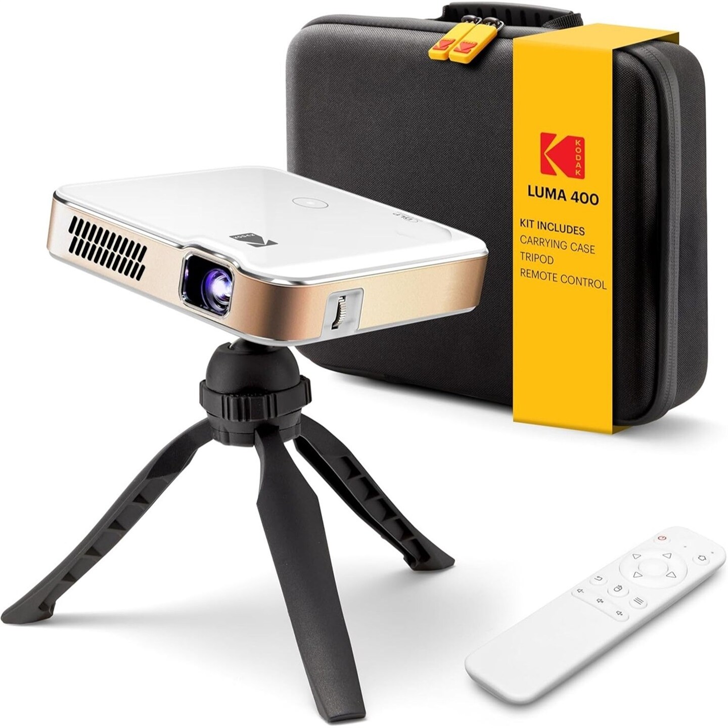 Kodak Luma 400 Smart Projector, HD Portable Pico Projector with Remote ...