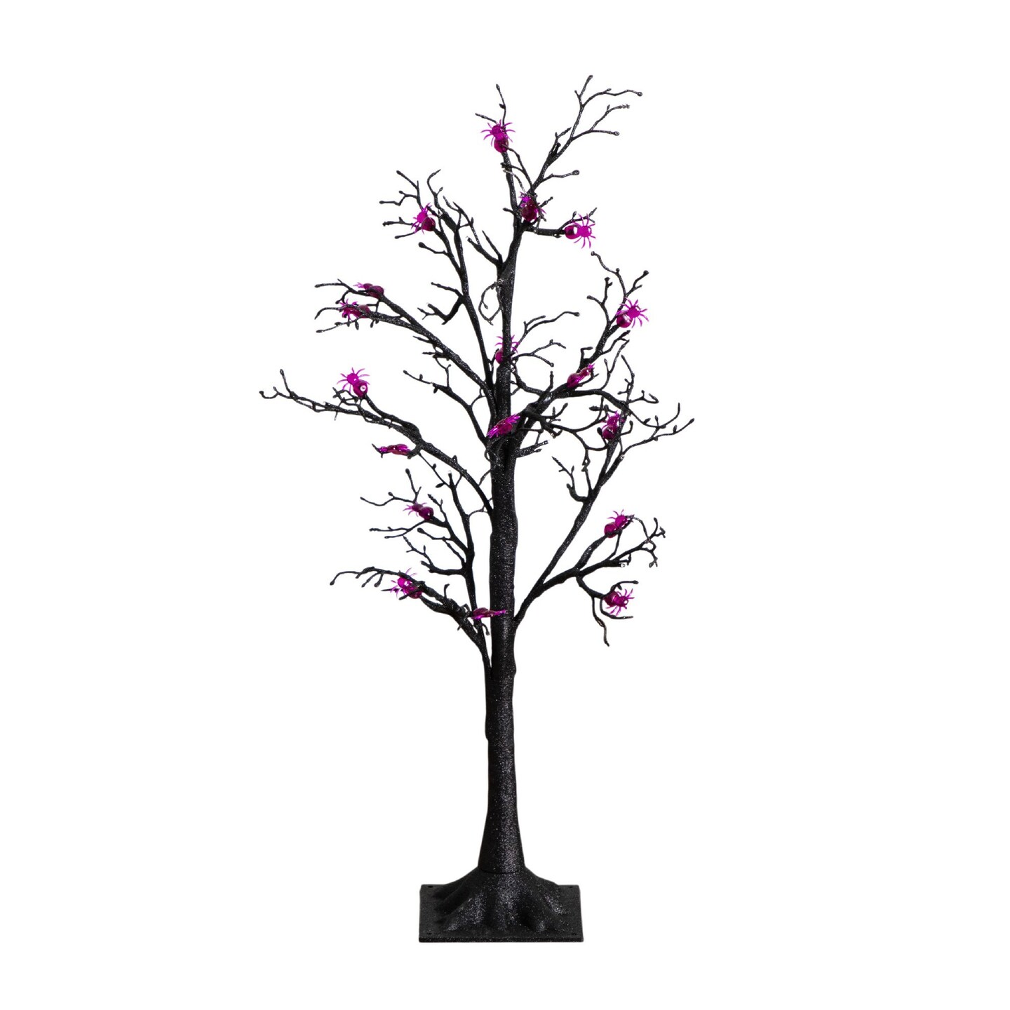 Nearly Natural Pre-Lit Spider Artificial Halloween Twig Tree - 3 ...