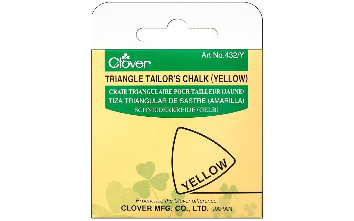 Clover Triangle Tailor Chalk Yellow | Michaels