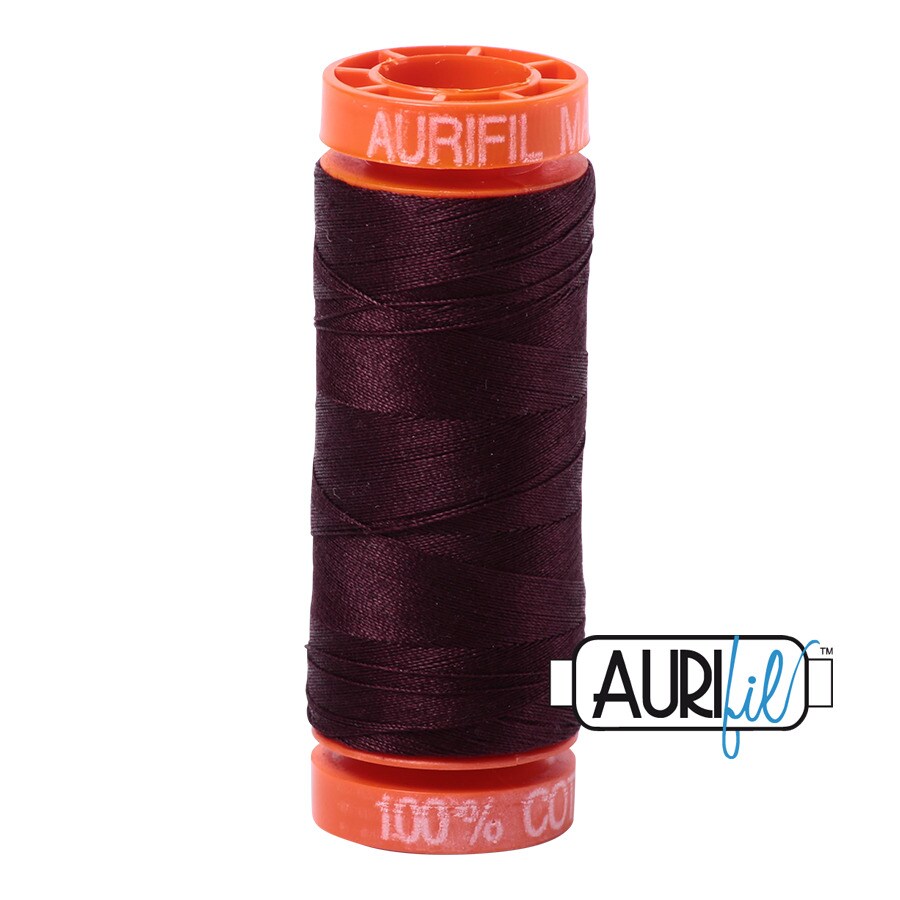Very Dark Brown (2465) | 50wt Small Spool (200M / 220Y) | Aurifil Thread | Michaels