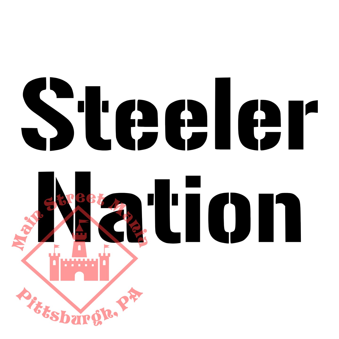 Steeler Nation Sticker Decal | MakerPlace by Michaels