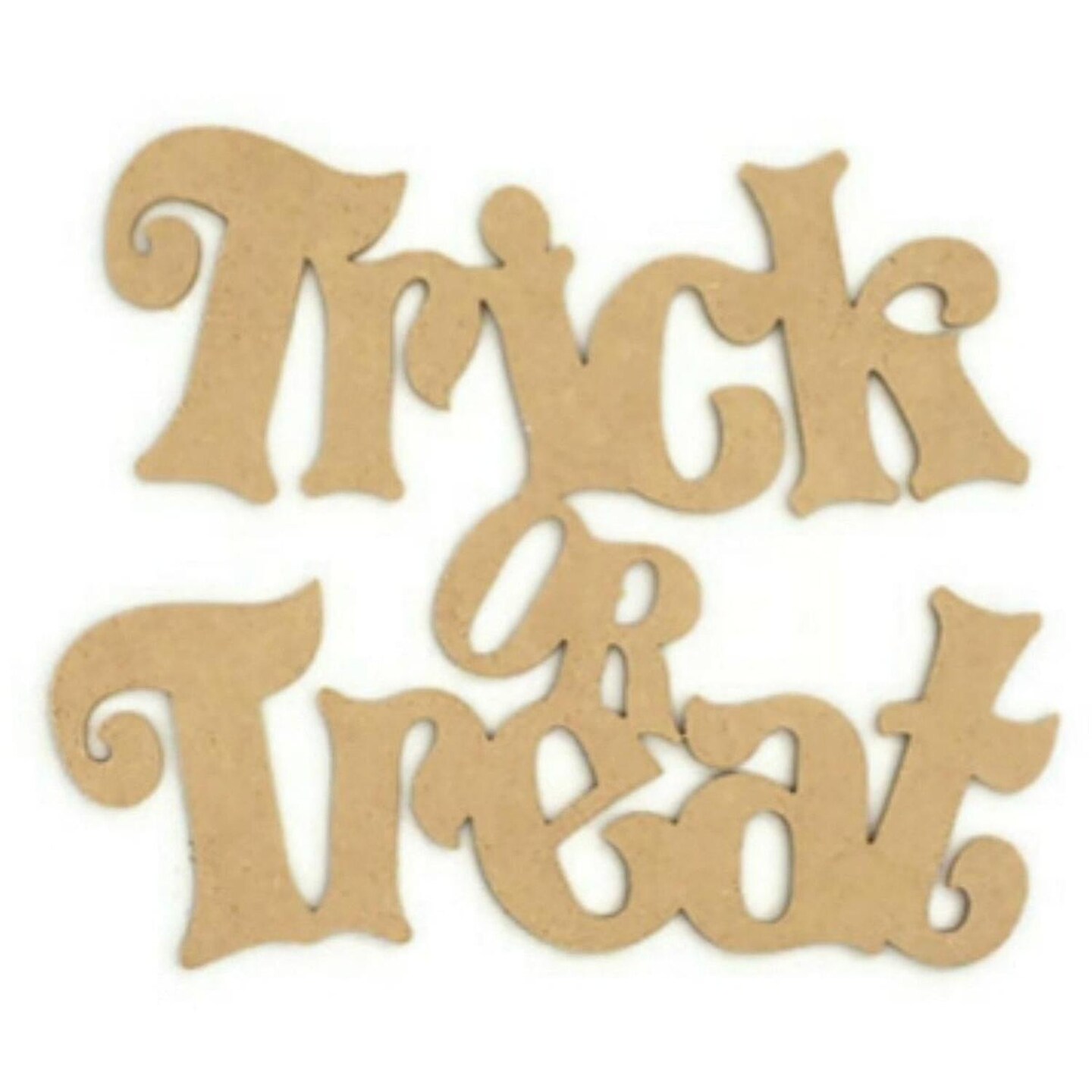 Trick or Treat Script Wood Cutout | Michaels