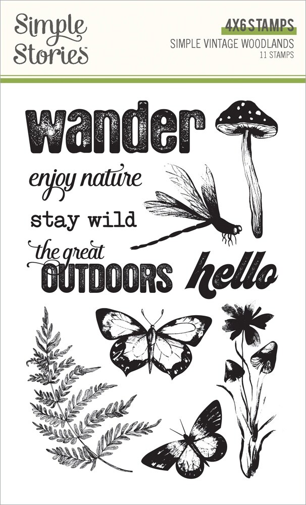 Simple Vintage Woodlands Stamps-Photopolymer | Michaels