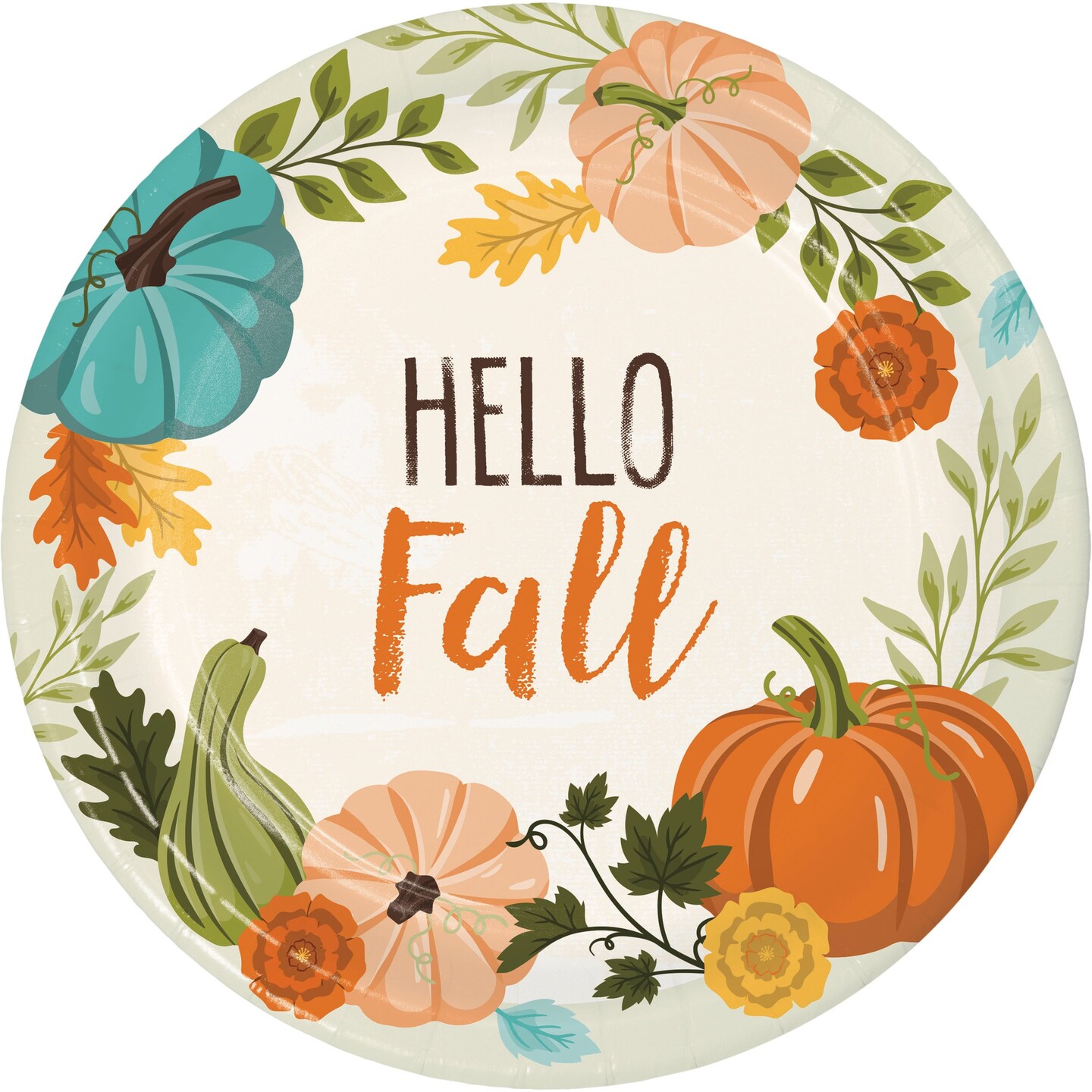 Hello Fall Dinner Plates - 8ct | Michaels