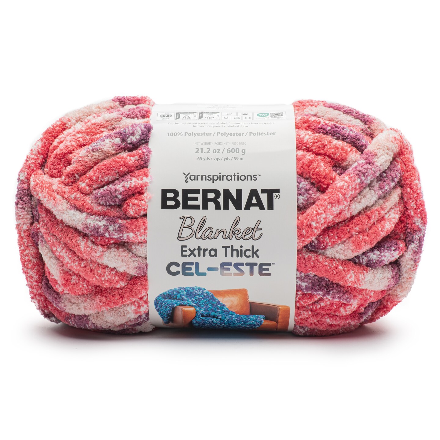 Bernat Blanket Extra Thick Cel-Este 12 pack-Jupiter Red | Michaels