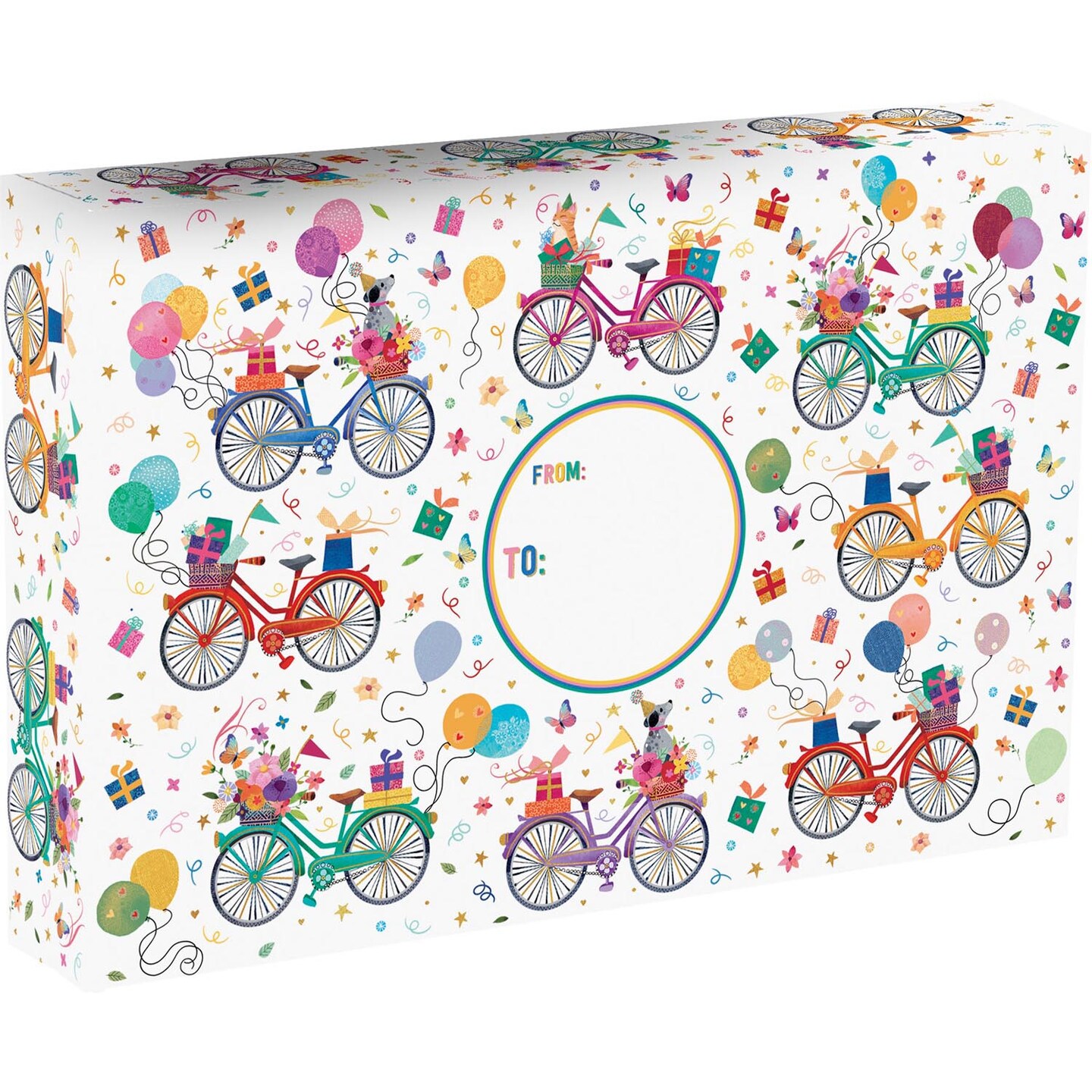 Pack/6: Birthday Bicycles Theme Mailing Box - 18 x 3 x 12" | Michaels