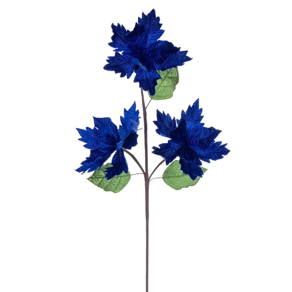 26" Blue Velvet Trio Razor 6" Flowr 3/Bg | Michaels