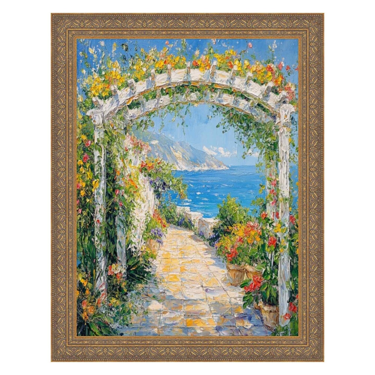 Deep Antique Gold Ornate Shadowbox Picture Frame 14x17 frame, Size ...
