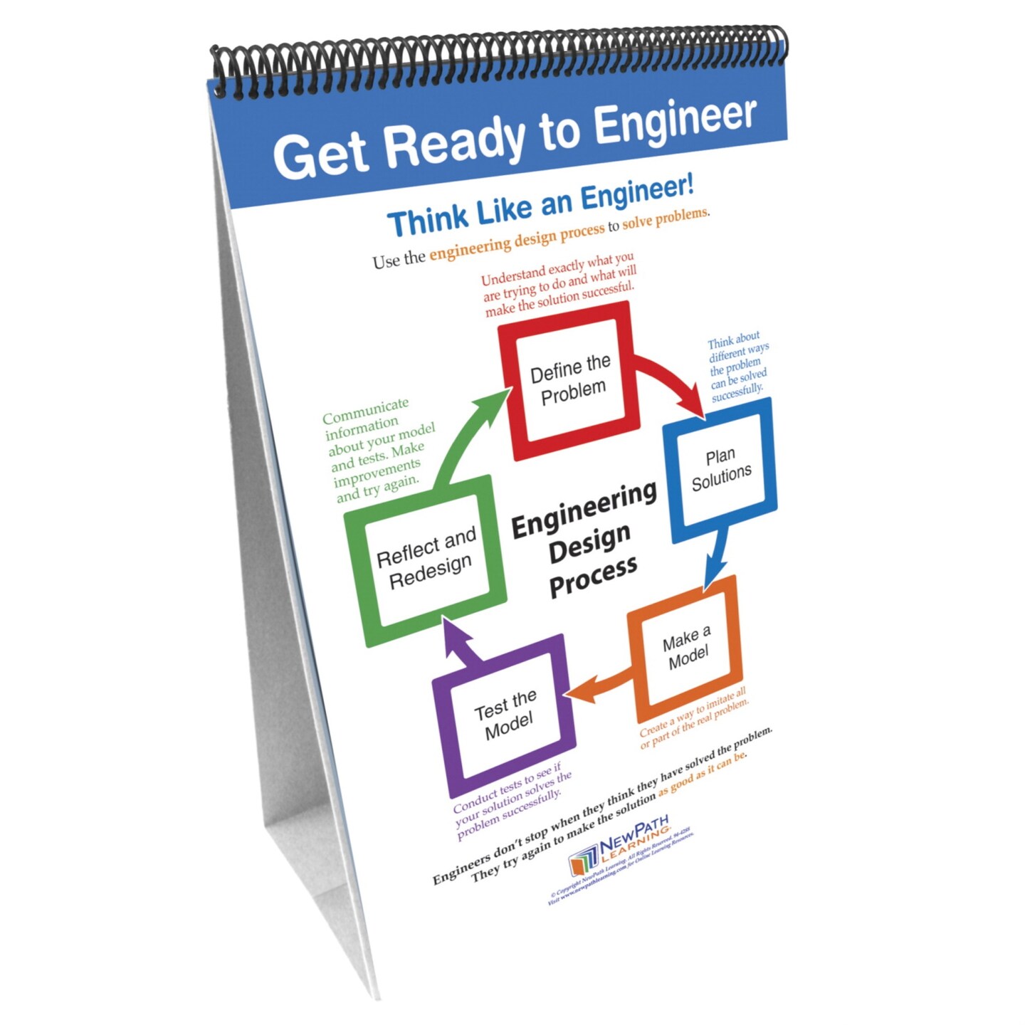 NewPath STEM Engineering Design Process Flip Chart Set, Grades 3-5 ...