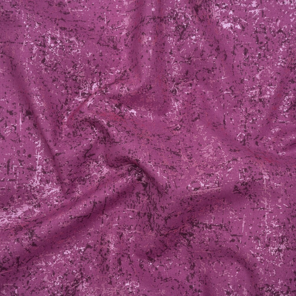 1 Yard Pearl Finish Quilting Cotton Fabric Grape Textural Abstract ...