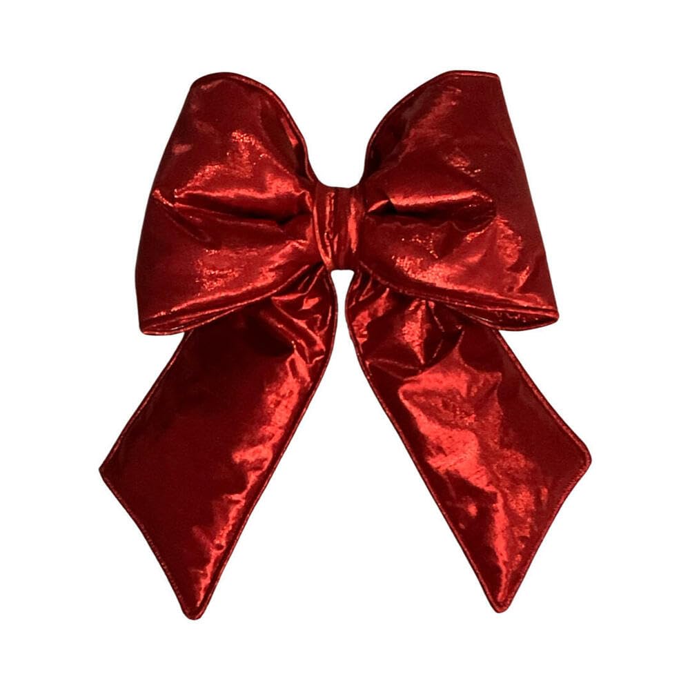 12" x 15" Red Metallic Bow | Michaels