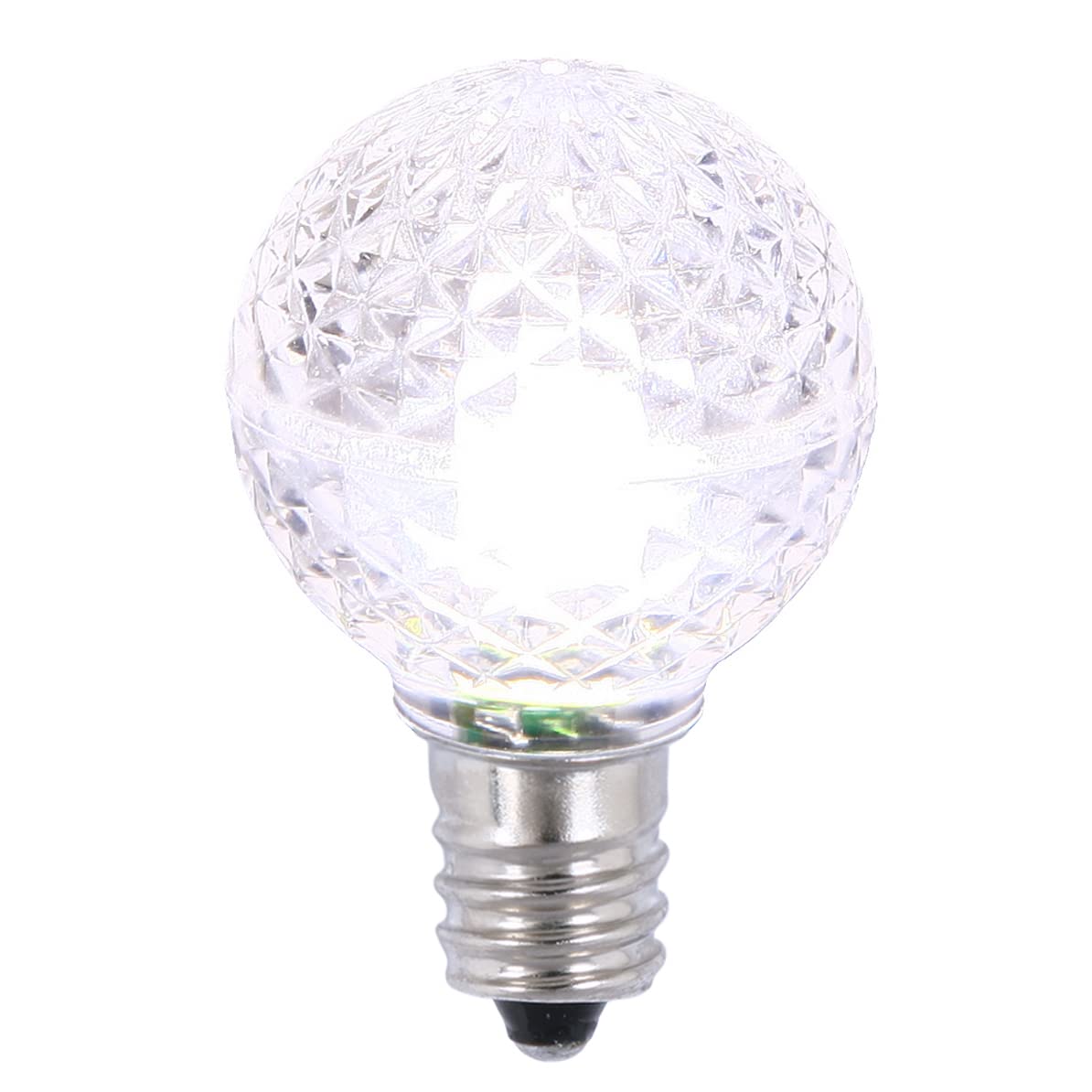 Vickerman G30 Faceted LED PureWht Bulb E12 25/Box - XLEDG3P-25 | Michaels