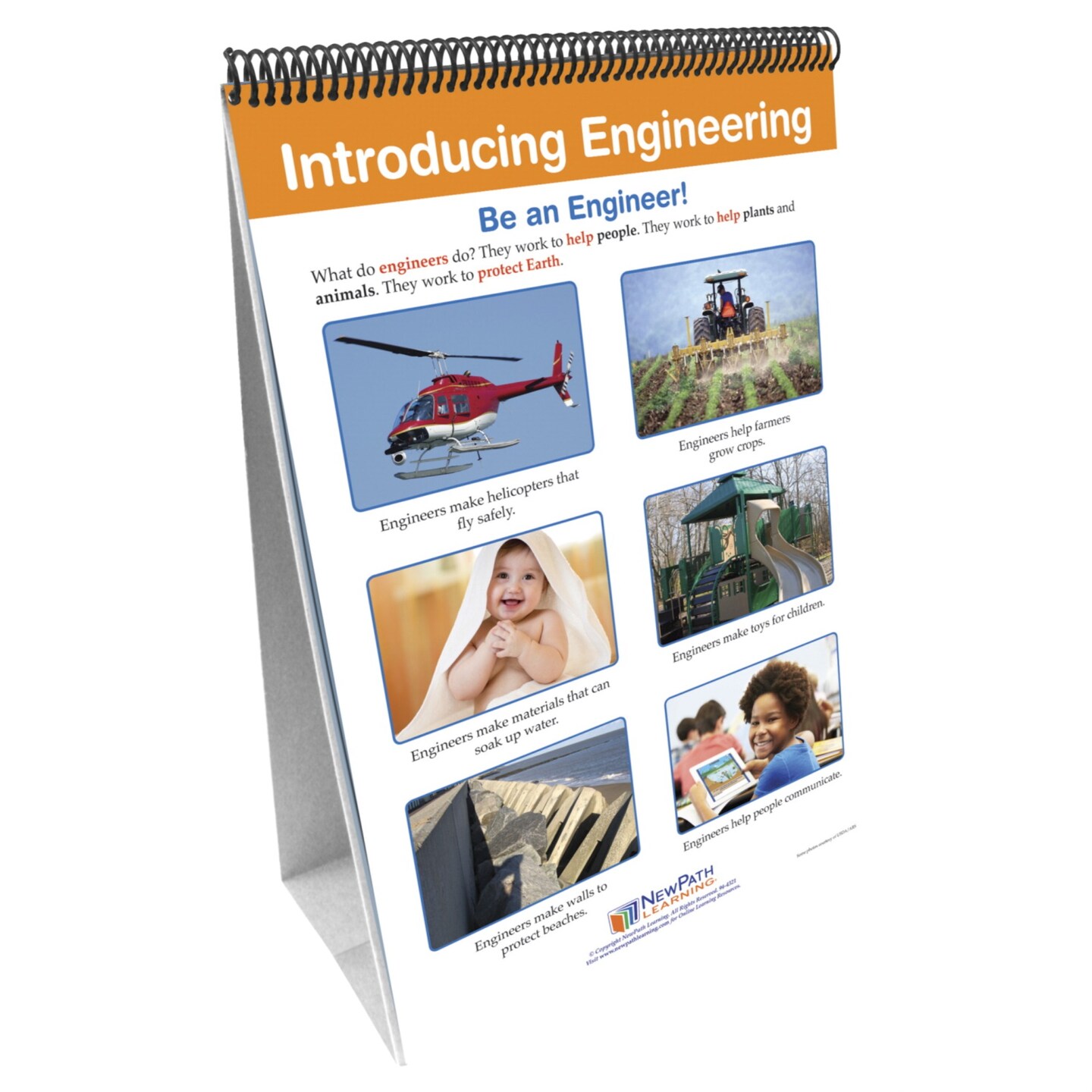 NewPath STEM Engineering Design Process Flip Chart Set, Grades K-2 ...