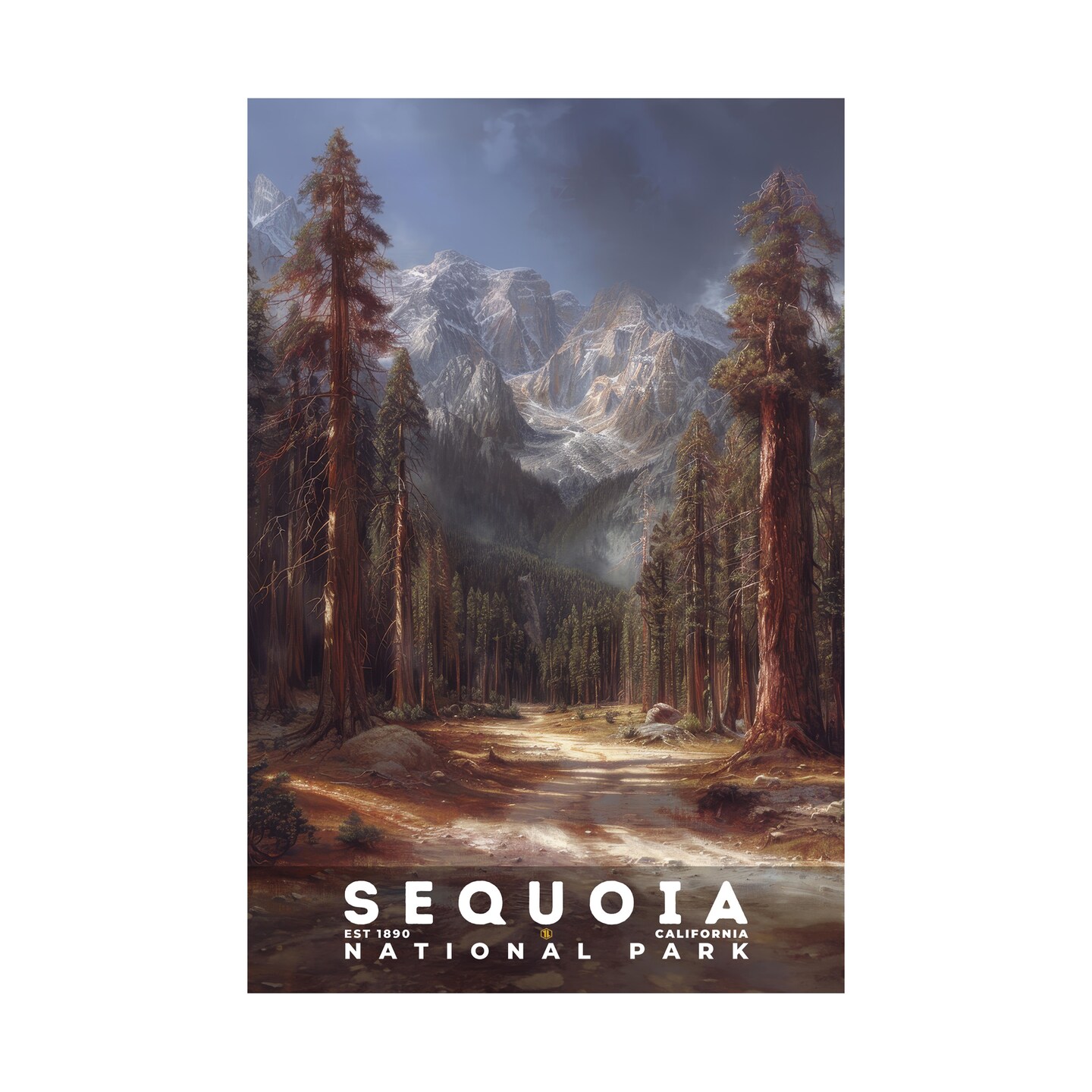 Sequoia National Park Poster, Travel Art, Office Poster, Home Decor ...