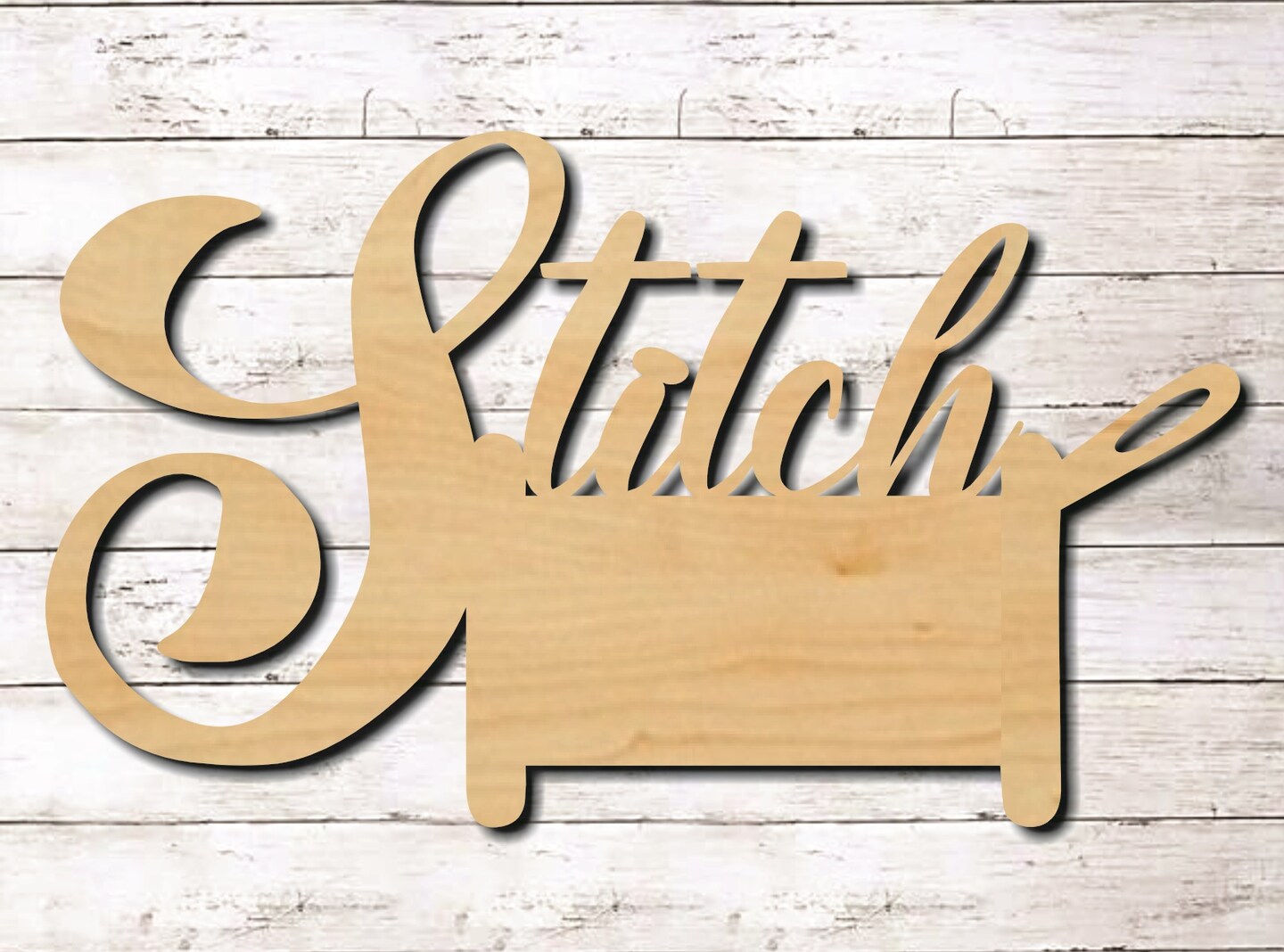 Stitch with Tread Spool Wall Sign ~ Craft Room Stitch Quilt Sewer ...