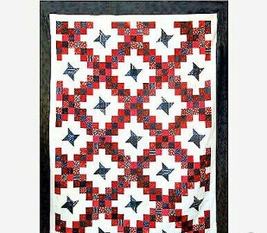 Pattern~Friendship Chain for 2 1/2" Strips- Four Sizes~ Cozy Quilt ...