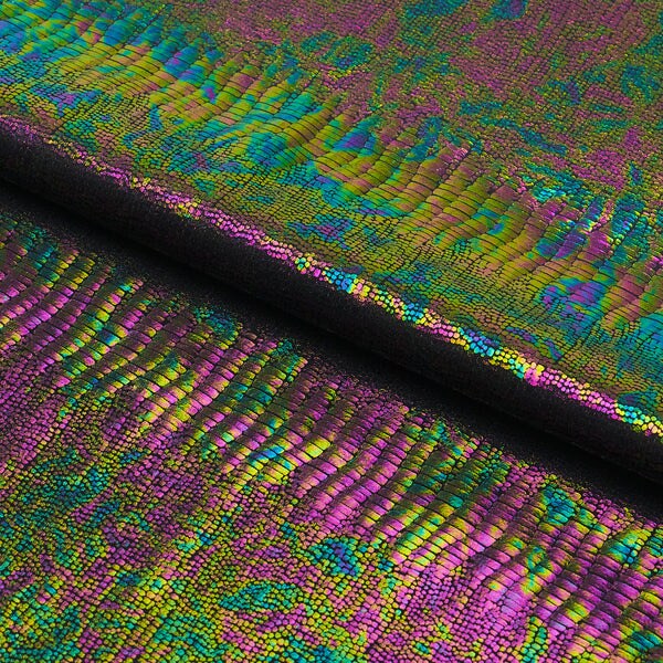 Oil Slick Python Hologram Spandex Fabric | Michaels