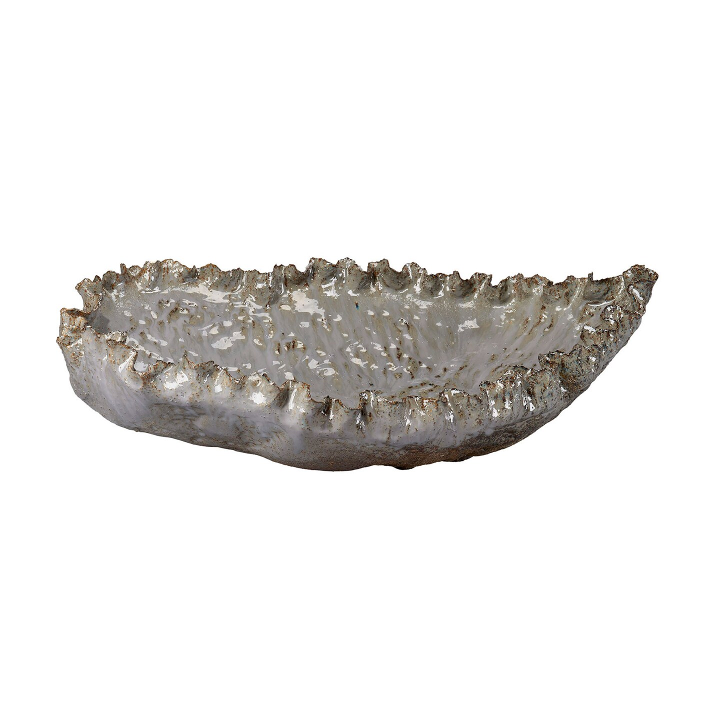Jamie Young Company Large Handcrafted Crustacean Ceramic Accent Bowl ...
