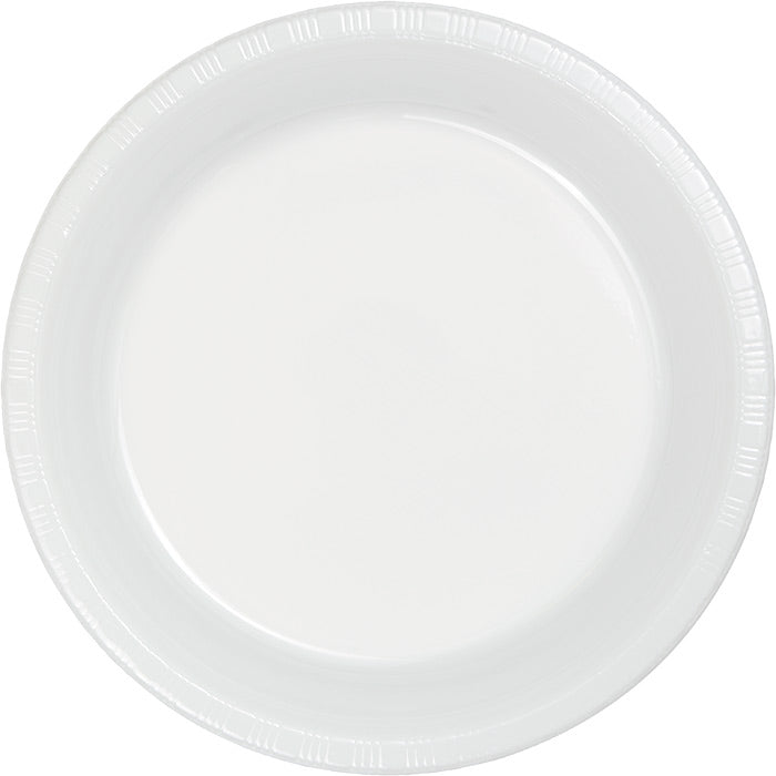 240 pc Bulk White Plastic Banquet Plates 10.25 inch | Michaels