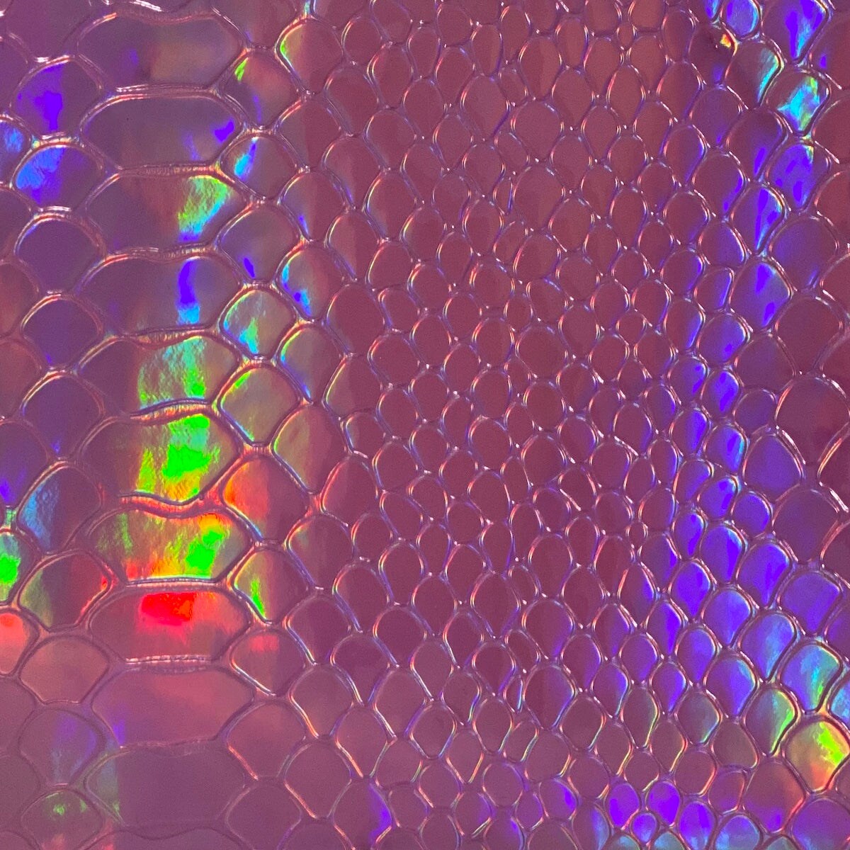 1 Yard Iridescent Viper Sopythana Snake Skin Vinyl Fabric 54" Width ...