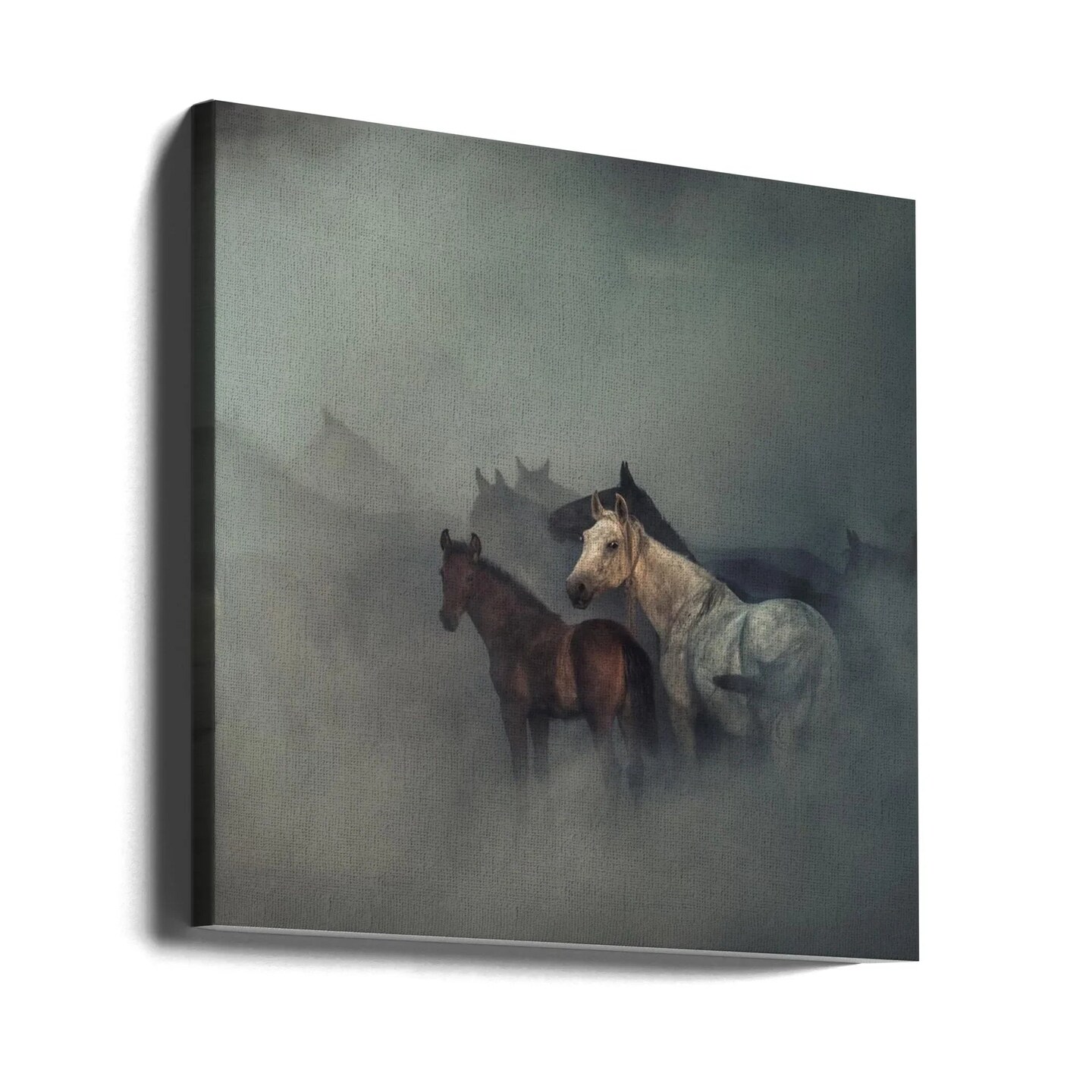 The lost horses Square 24x24 Canvas - Corporate Office Art | Michaels