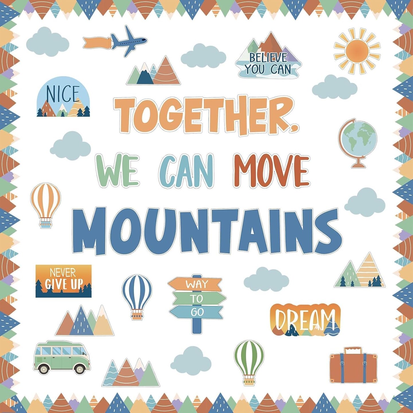 Together, We Can Move Mountains Bulletin Board Set | Michaels