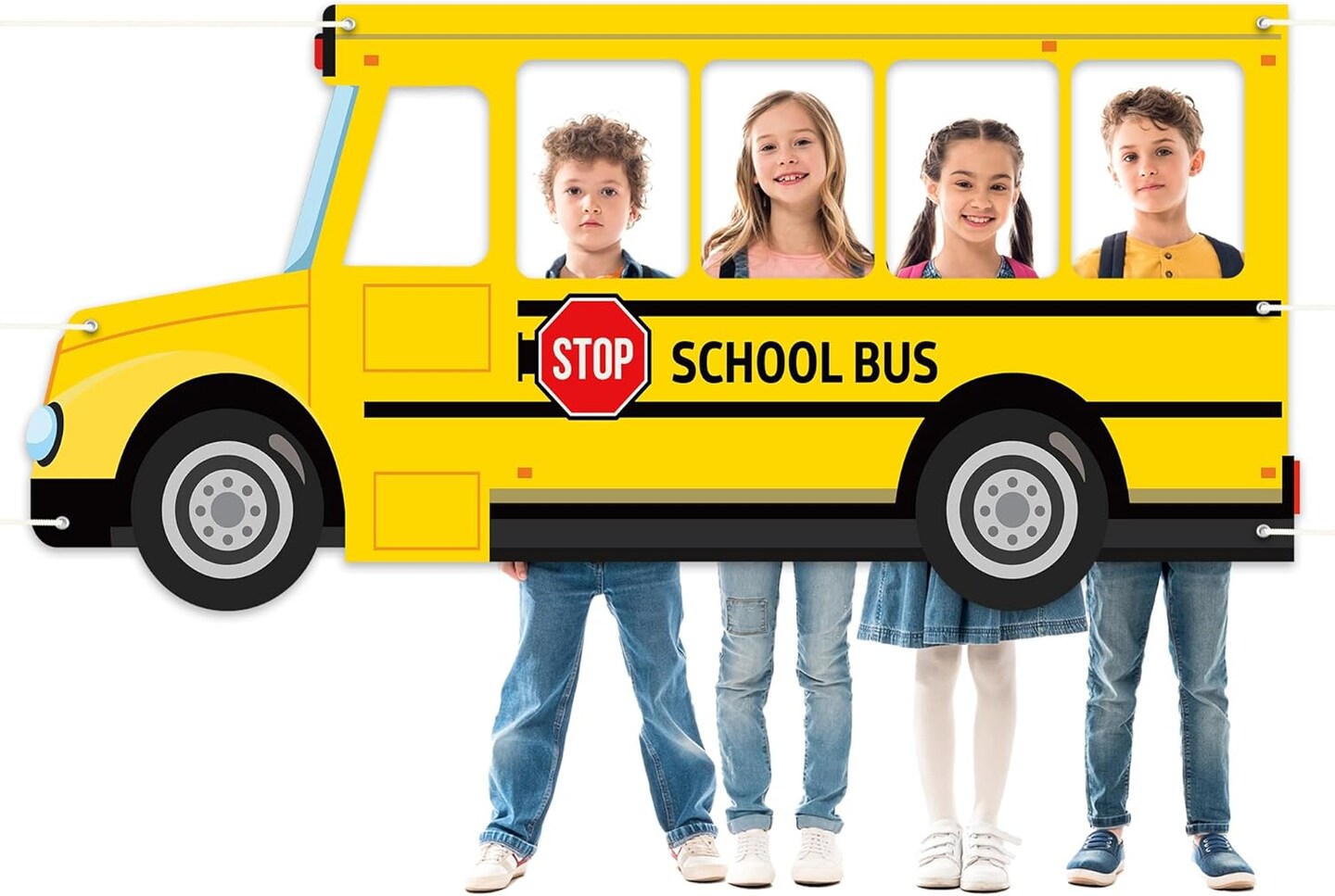 School Bus Photo Prop Selfie Frame Back to School Backdrop | Michaels