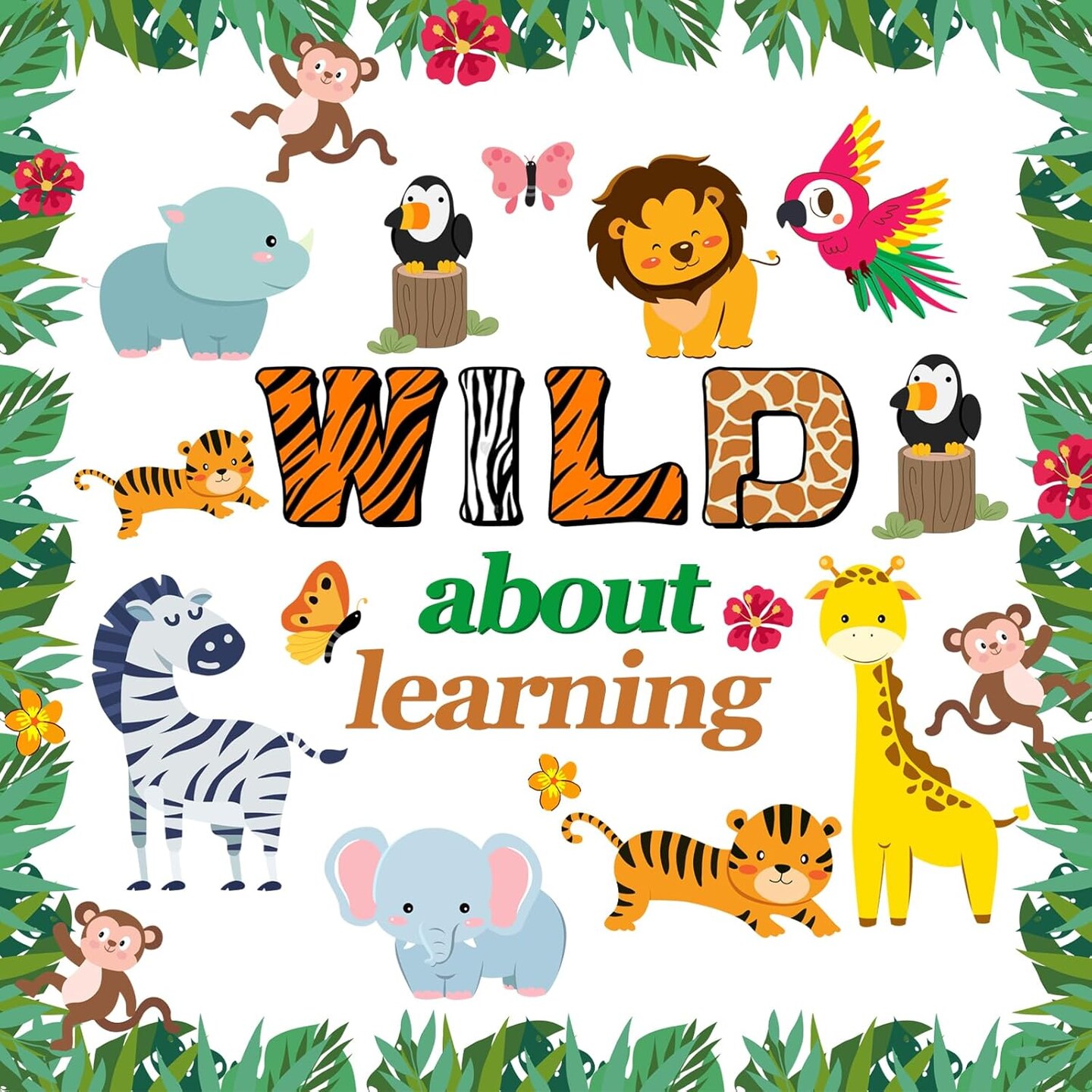 Jungle Animals Bulletin Board Decoration Set | Michaels