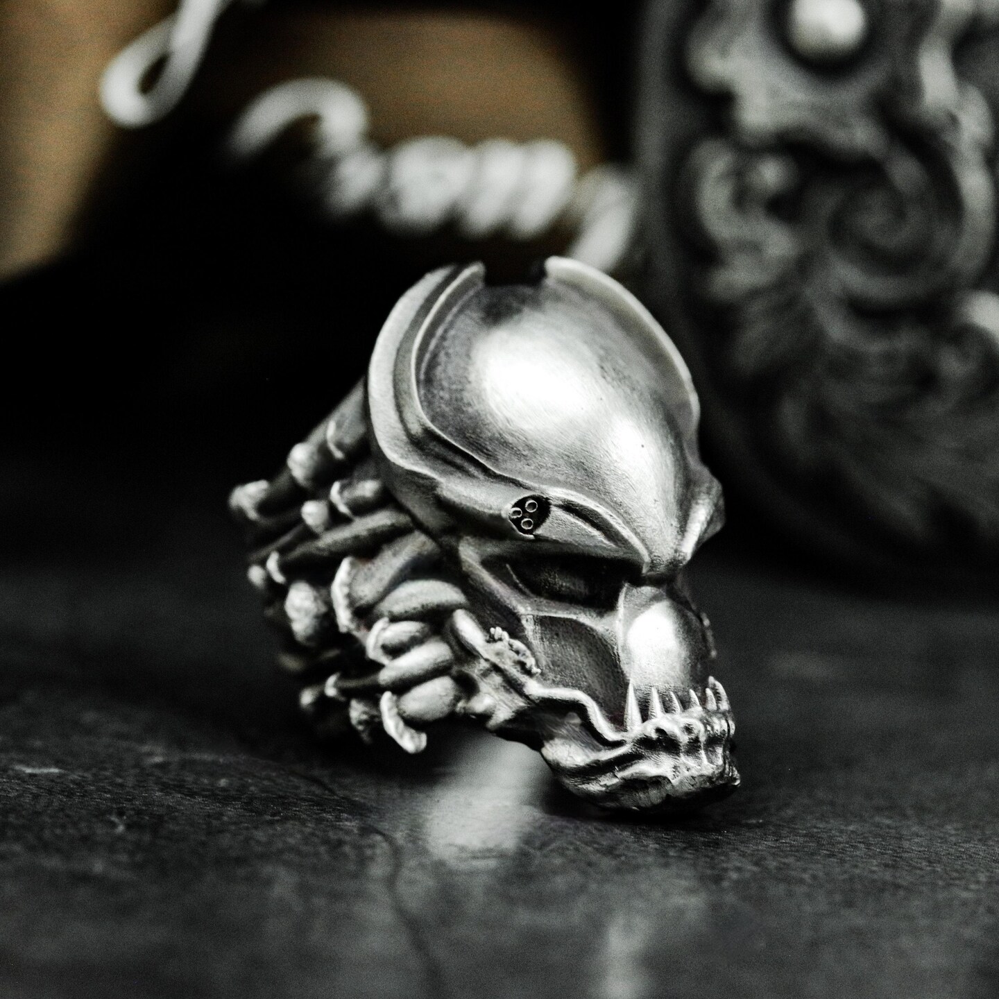 Predator Warrior Ring - 925 Silver Handmade | MakerPlace by Michaels